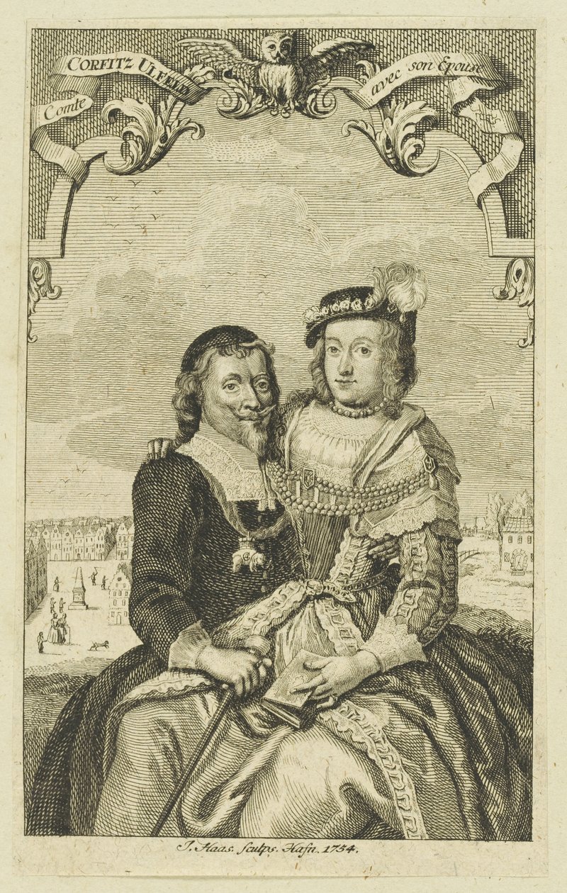 Double portrait of Corfitz Ulfeldt and his wife Leonora Christina