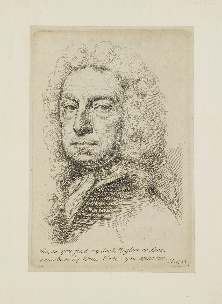 Self Portrait, 1738 by Jonathan Richardson: Fine art print