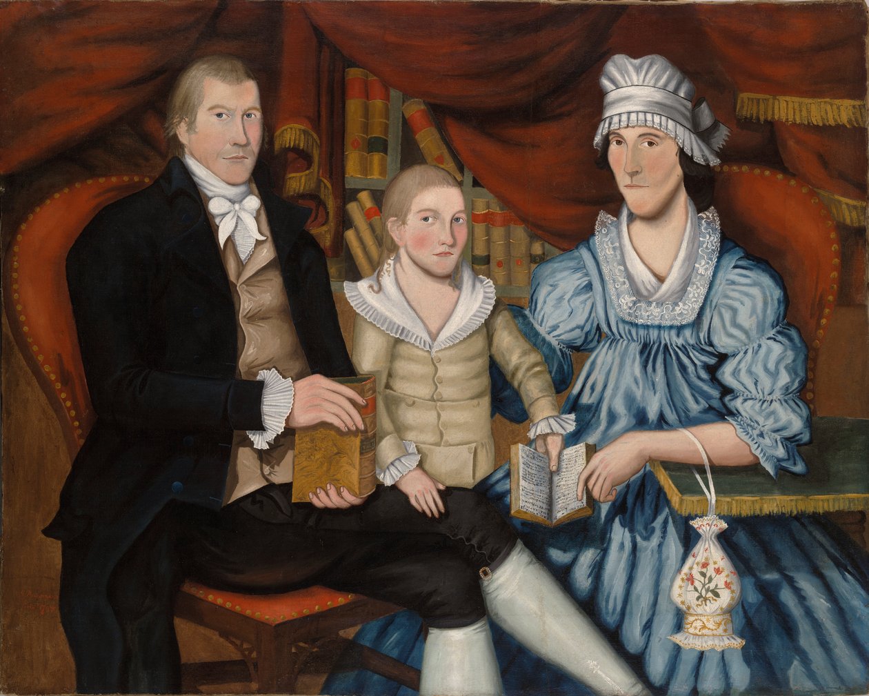 Portrait of George Eliot and Family by Jonathan Budington