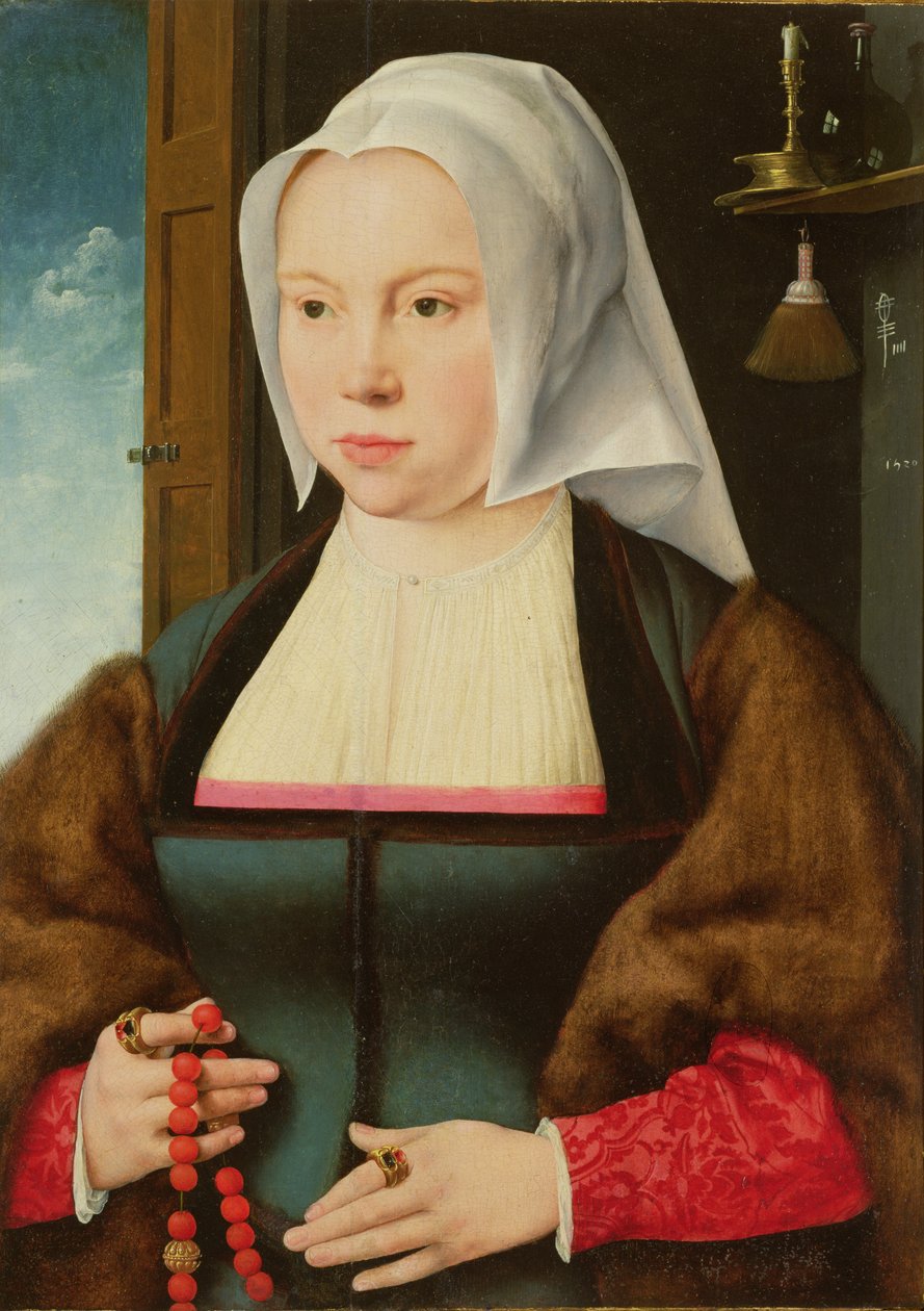 Portrait of an Unknown Lady, 1527 by Joos van Cleve