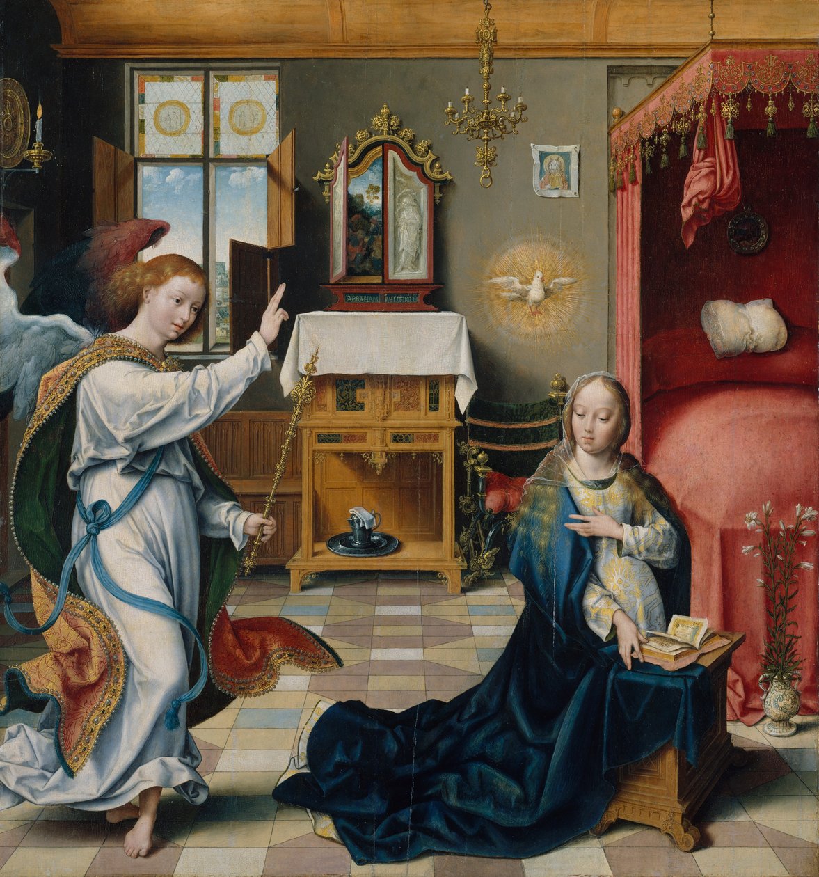 The Annunciation by Joos van Cleve: Buy fine art print