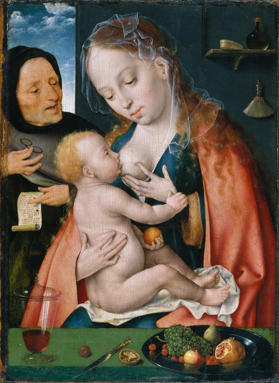 The Holy Family by Joos van Cleve: Buy fine art print