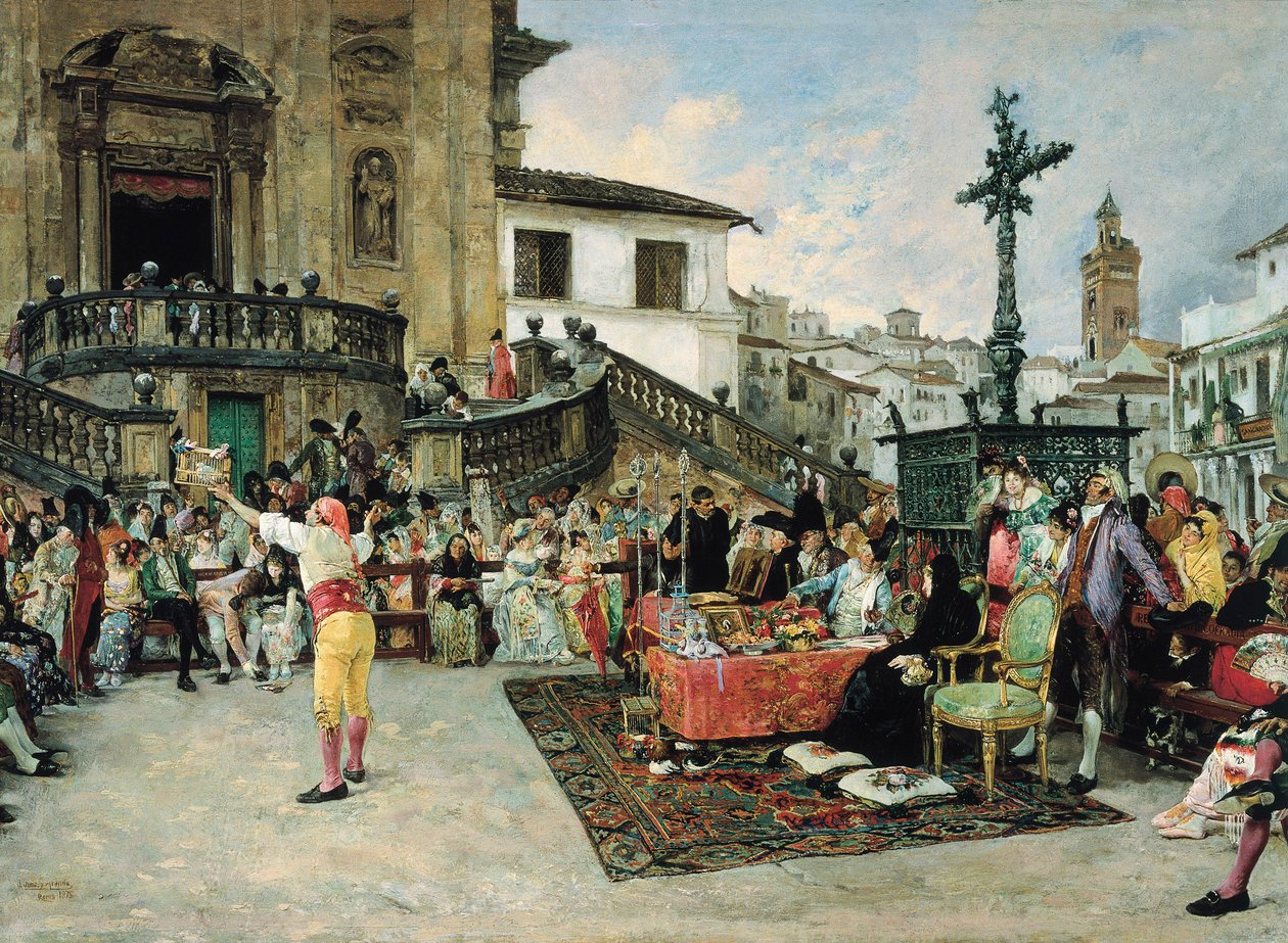 The raffle of the Saints by José Jiménez Aranda