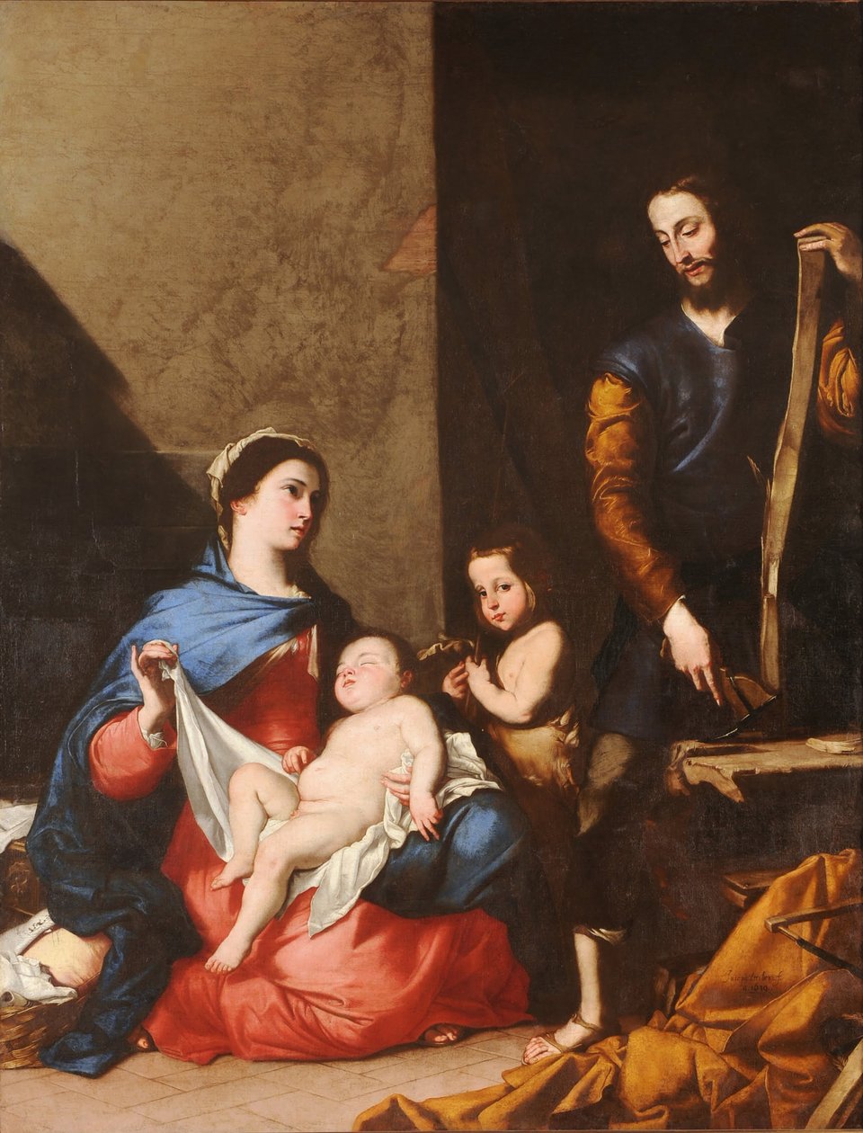 The Holy Family by Jusepe de Ribera: Buy fine art print