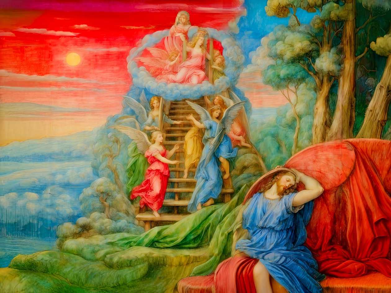 Jacob's Dream by Josef Johann Michel: Buy fine art prints