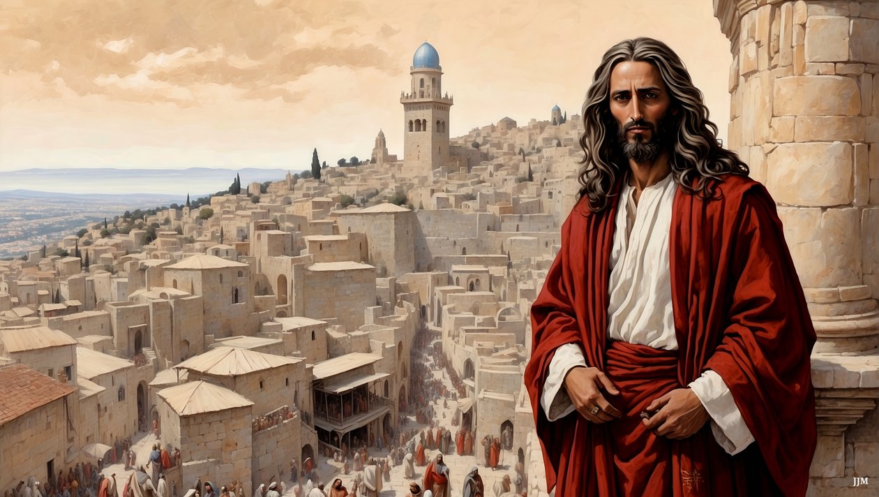 Jesus Taken to the Pinnacle of the Temple by the Devil - Throw Yourself ...