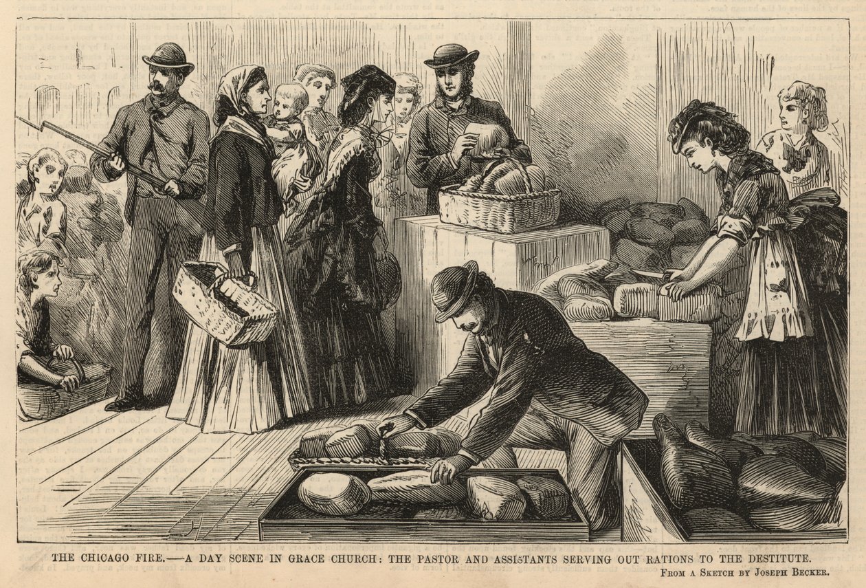 A day scene in Grace Church by Joseph Becker