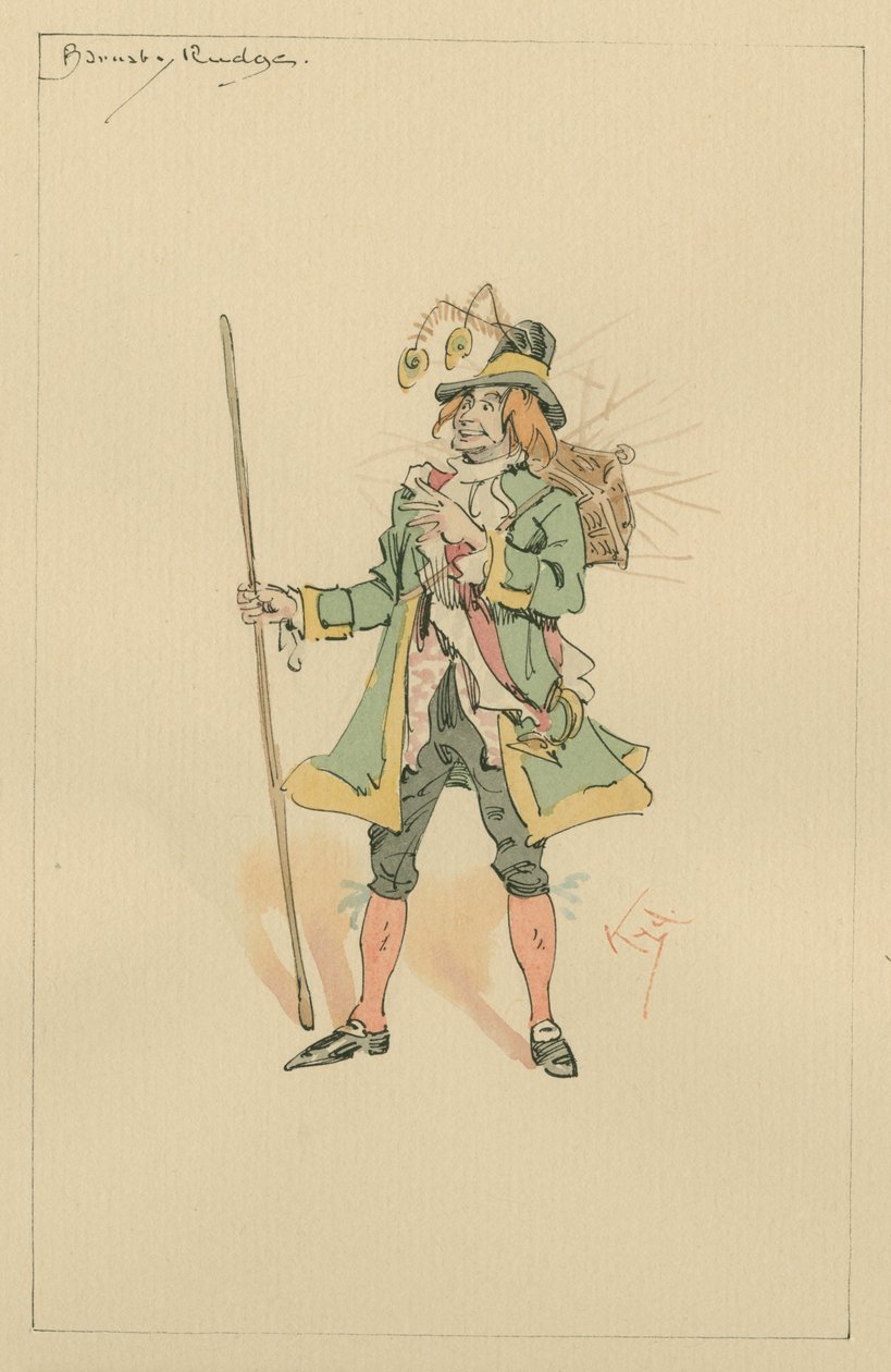 Barnaby Rudge, c.1920s by Joseph Clayton Clarke