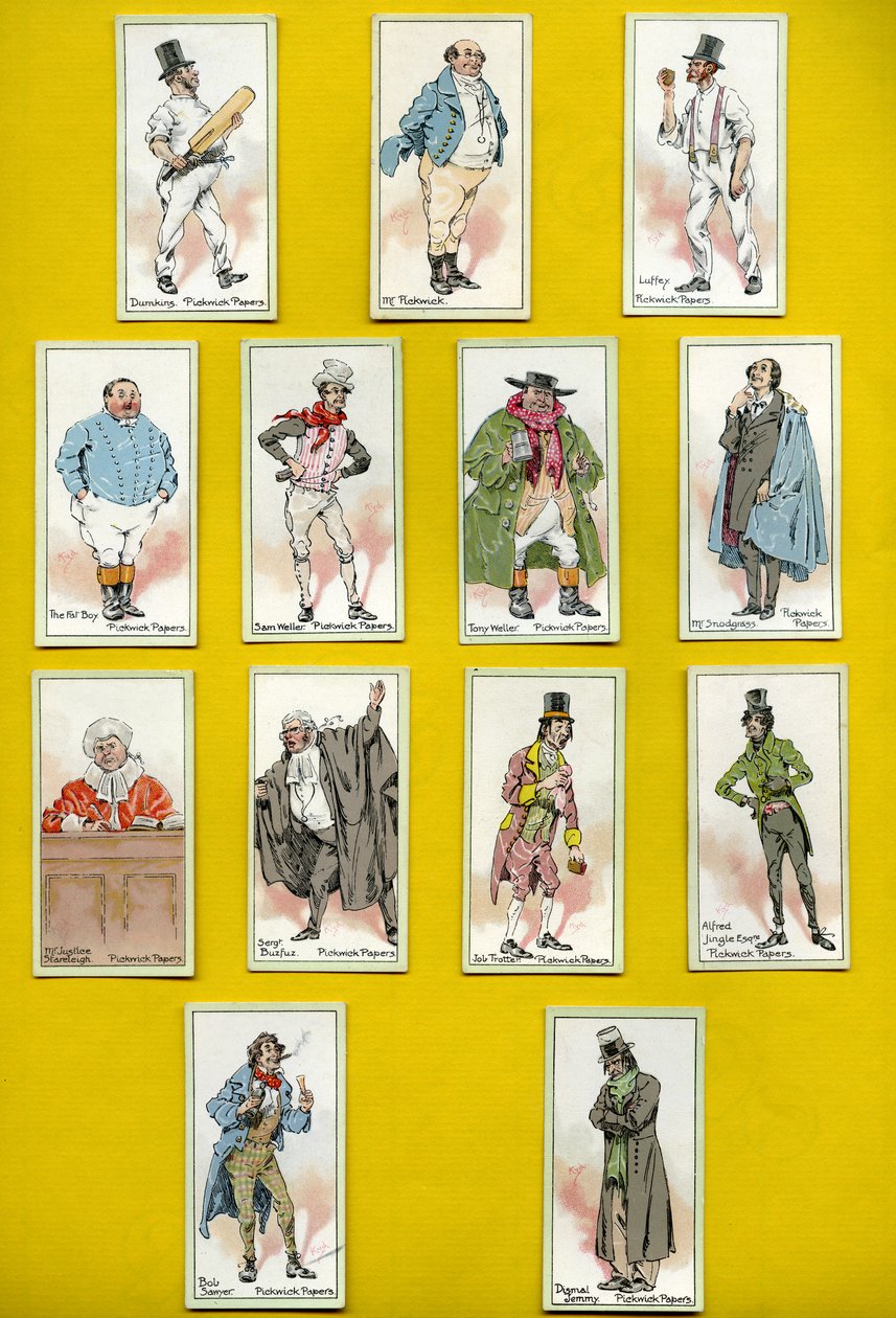Characters from Pickwick Papers, by Charles Dickens, 1923