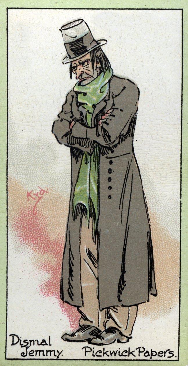 Dismal Jemmy, from 'The Pickwick Papers' by Charles Dickens, 1923