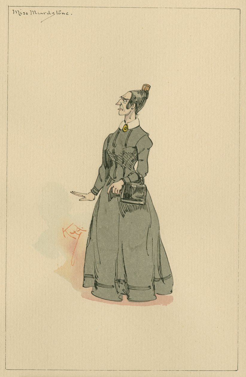 Miss Murdstone by Joseph Clayton Clarke: Fine art print