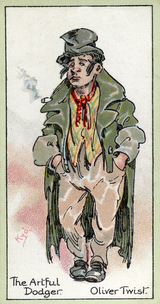 The Artful Dodger, from 'Oliver Twist', by Charles Dickens, 1923