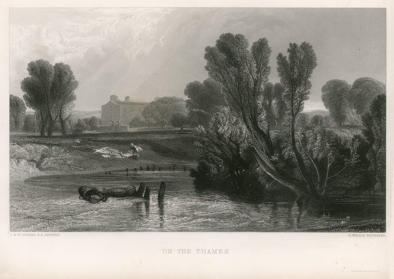 On The Thames by Joseph Mallord William Turner