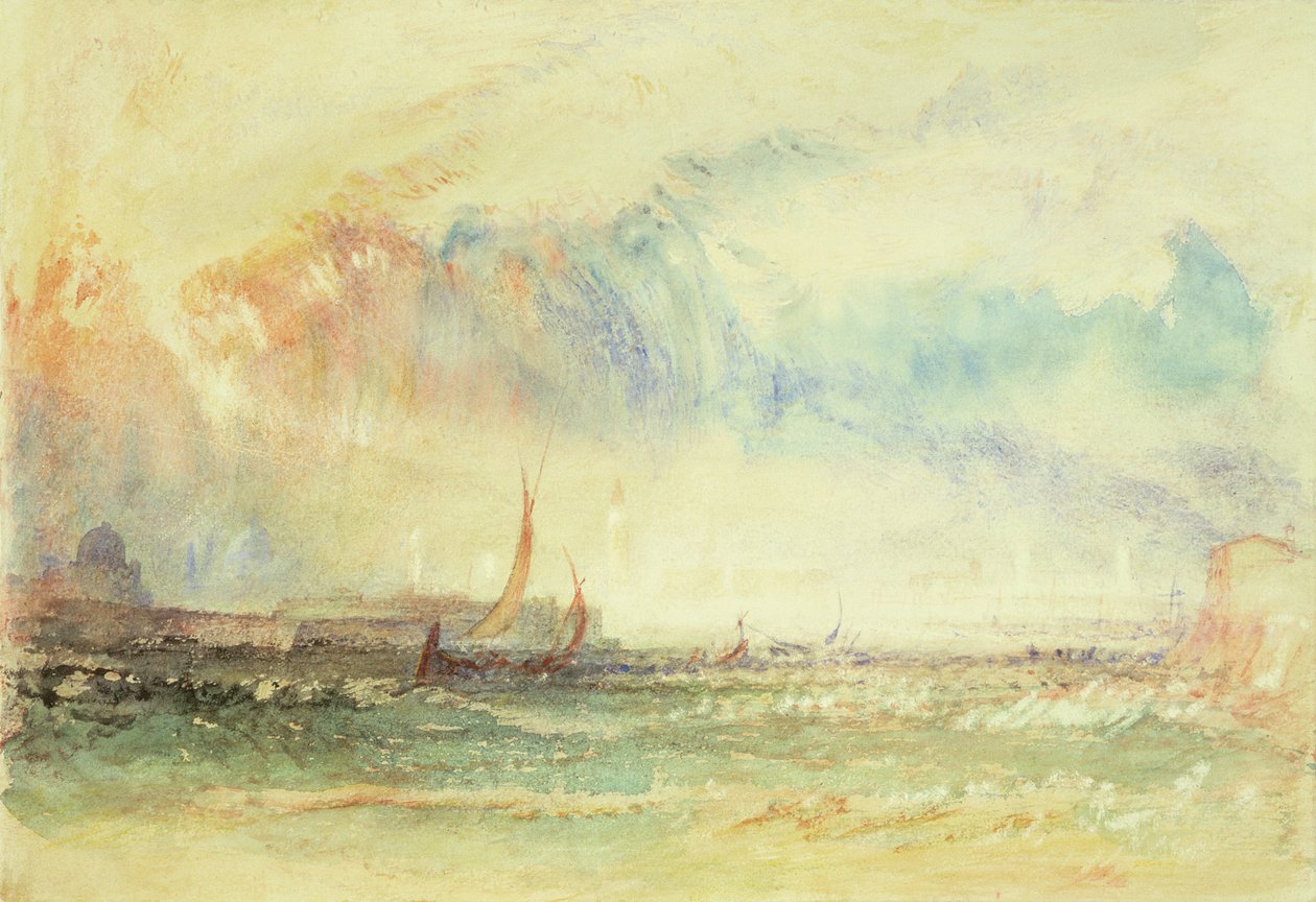 Storm at Sunset, Venice by Joseph Mallord William Turner