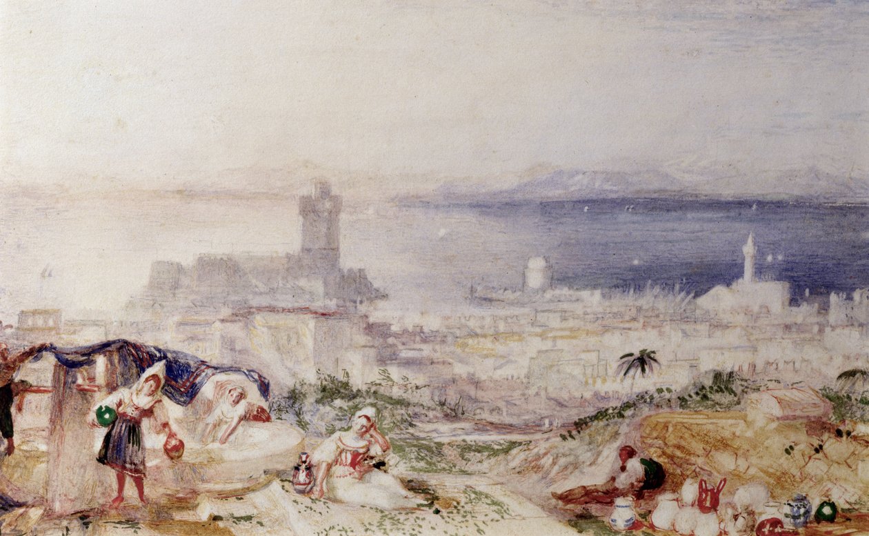 View of Rhodes by Joseph Mallord William Turner