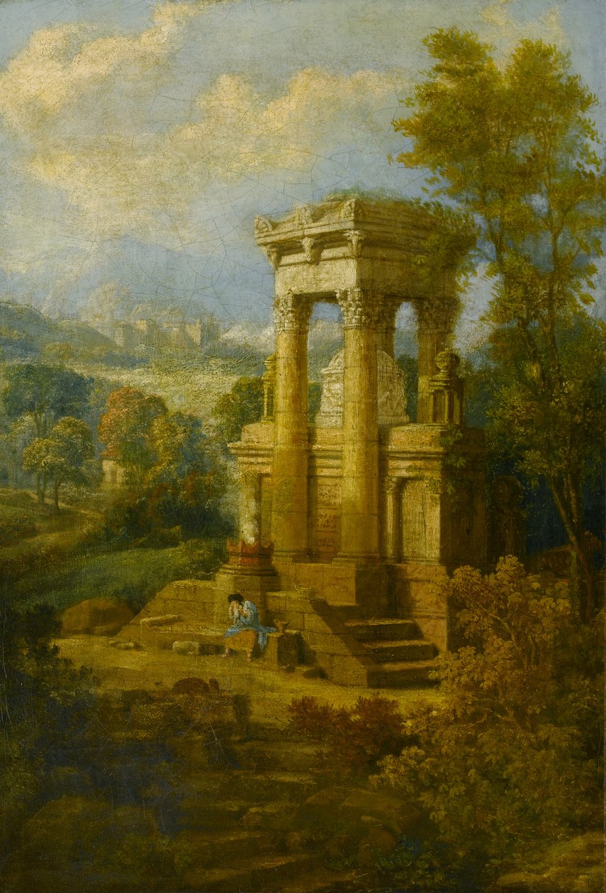 Classical Composition, a Tomb by Joseph Michael Gandy