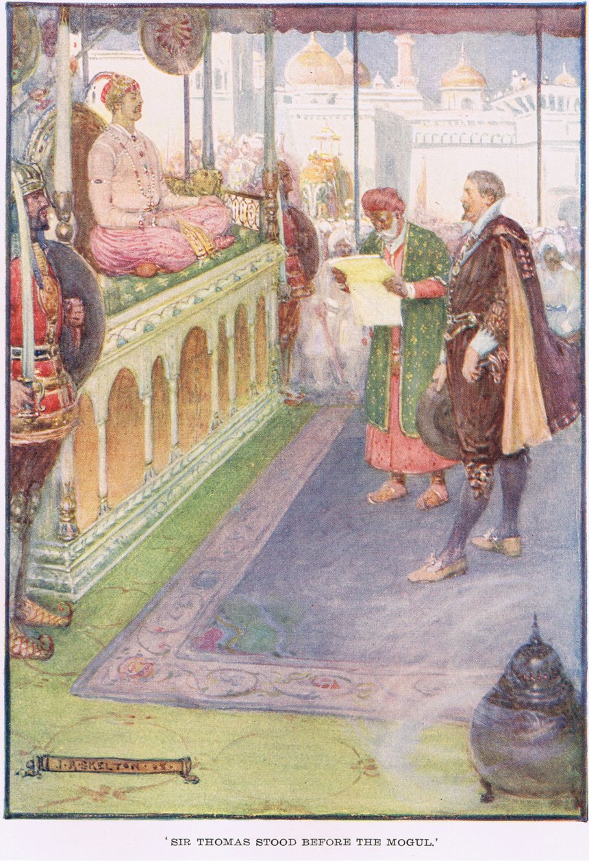 Sir Thomas stood before the Mogul