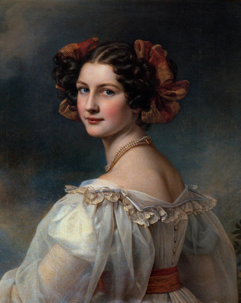 Portrait of Augustine. Painting by Joseph Karl Stieler (19th century ...