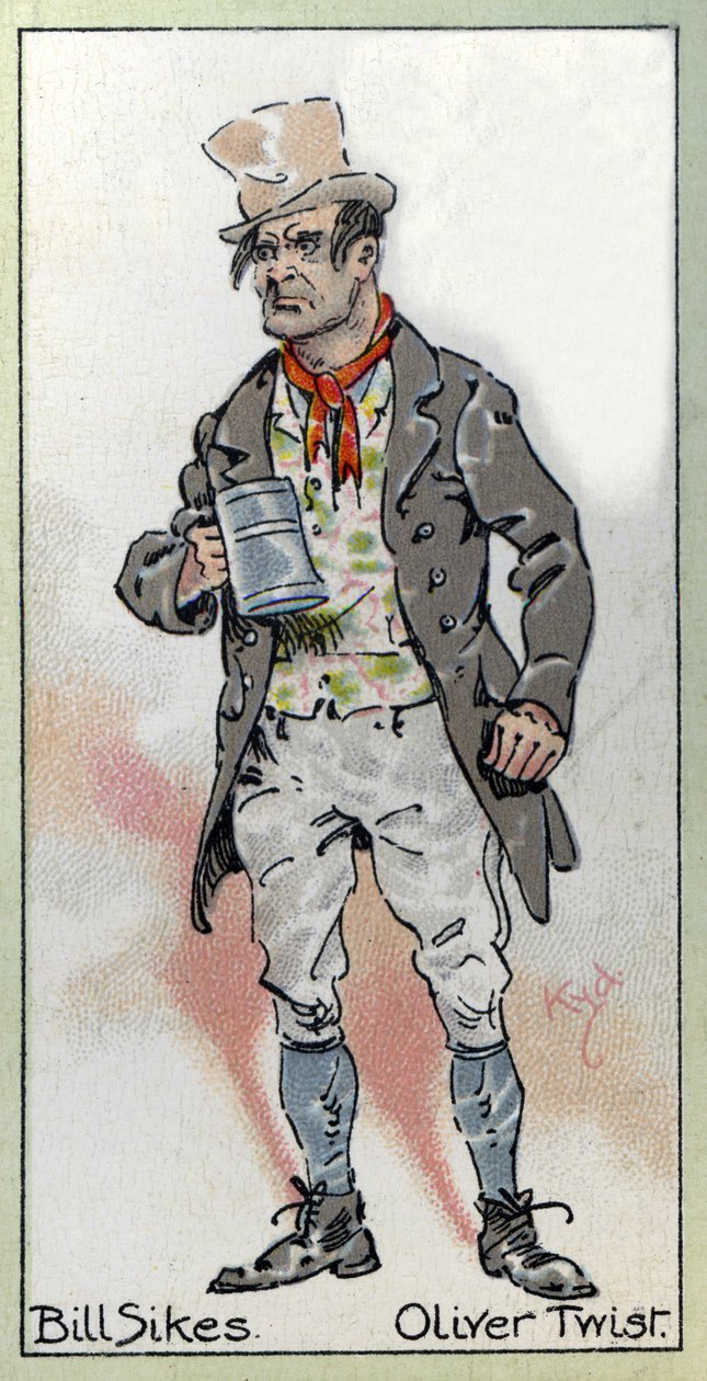 Bill Sikes, from 'Oliver Twist', by Charles Dickens