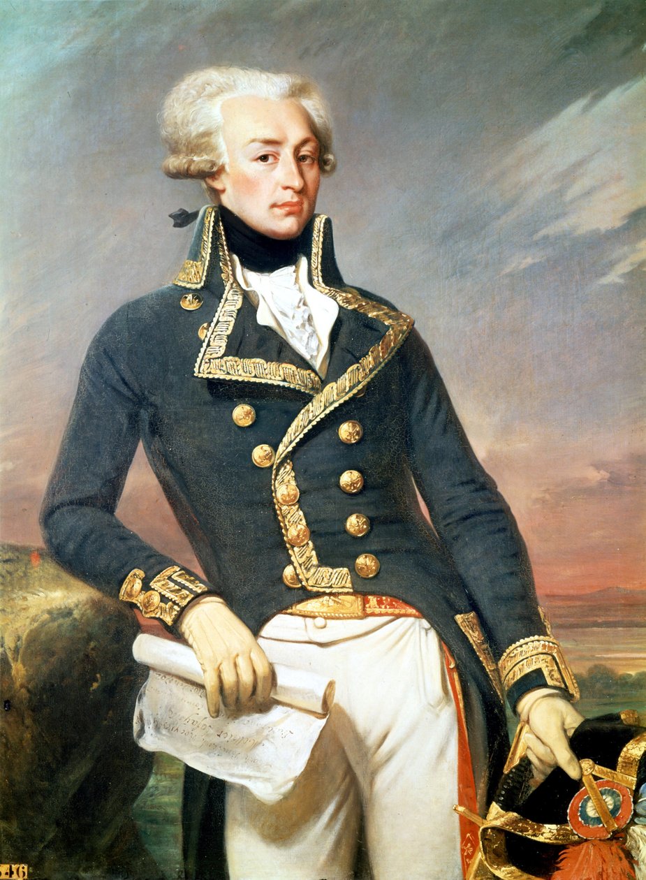 Lafayette - portrait by J. Court by Joseph Desire Court