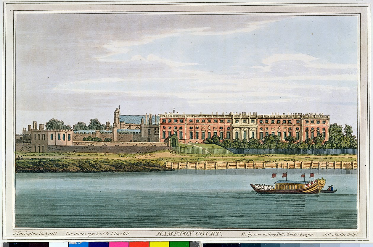 Hampton Court by Joseph Farington: Buy fine art print