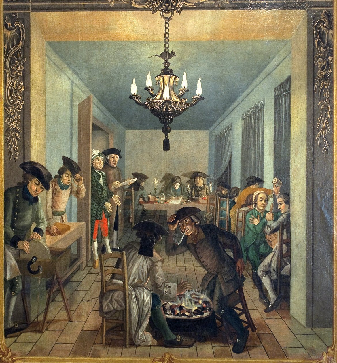 Engraving workshop by Joseph Gabriel Rossetti