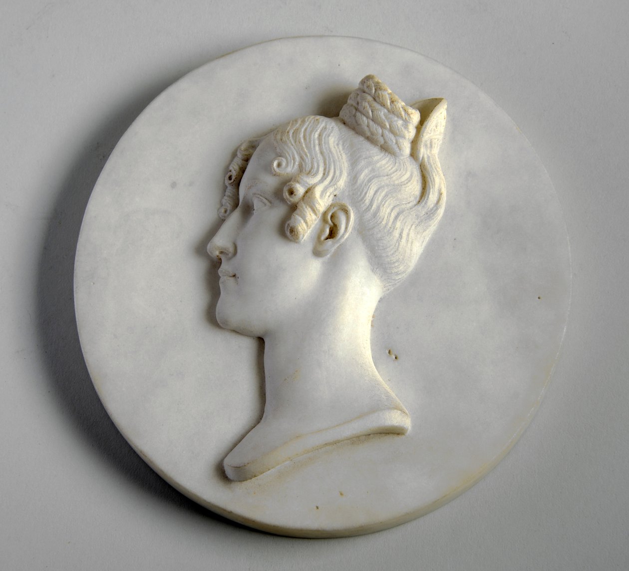Medallion Portrait of Mrs Mary Brooke by Joseph Gott