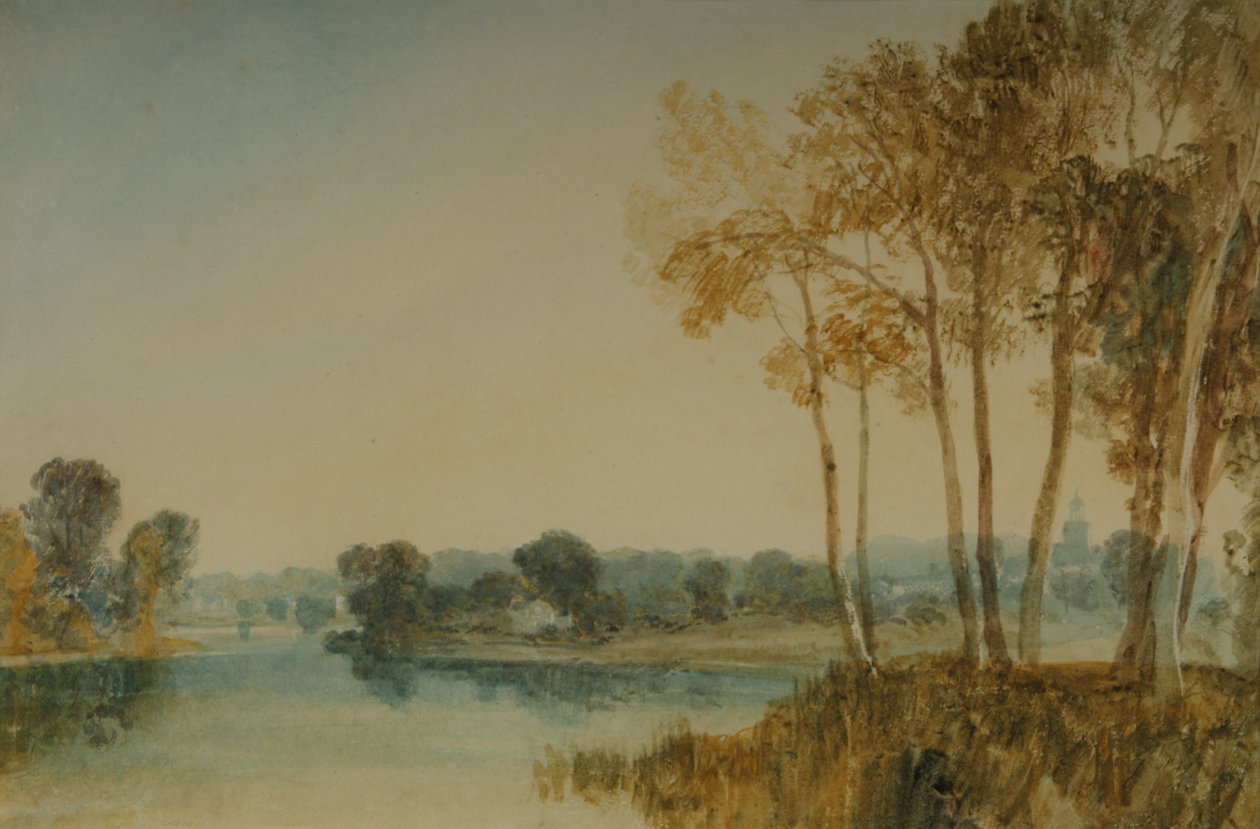 Landscape with Trees by the River Thames, c.1805
