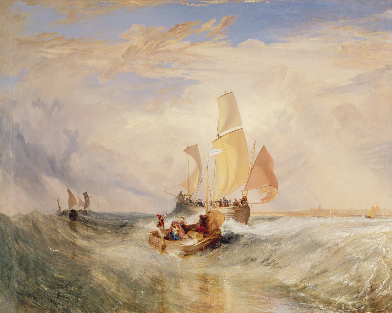 'Now for the Painter' - Passengers Going on Board