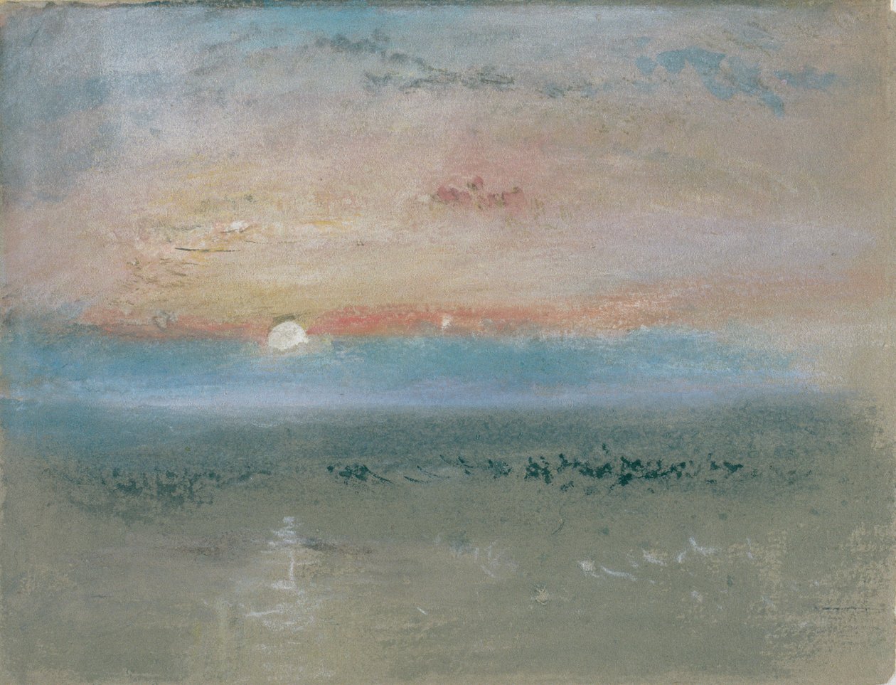 Sunset by Joseph Mallord William Turner: Fine art print