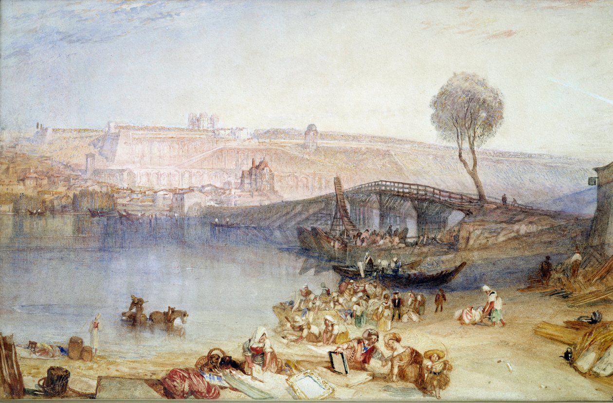 View of the site and the castle of Saint Germain en Laye