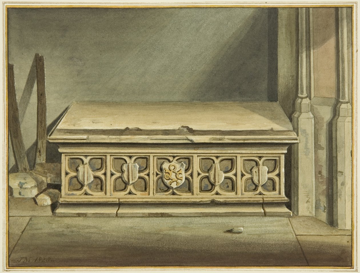 Monument of John Carr in St Mark's by Joseph Manning