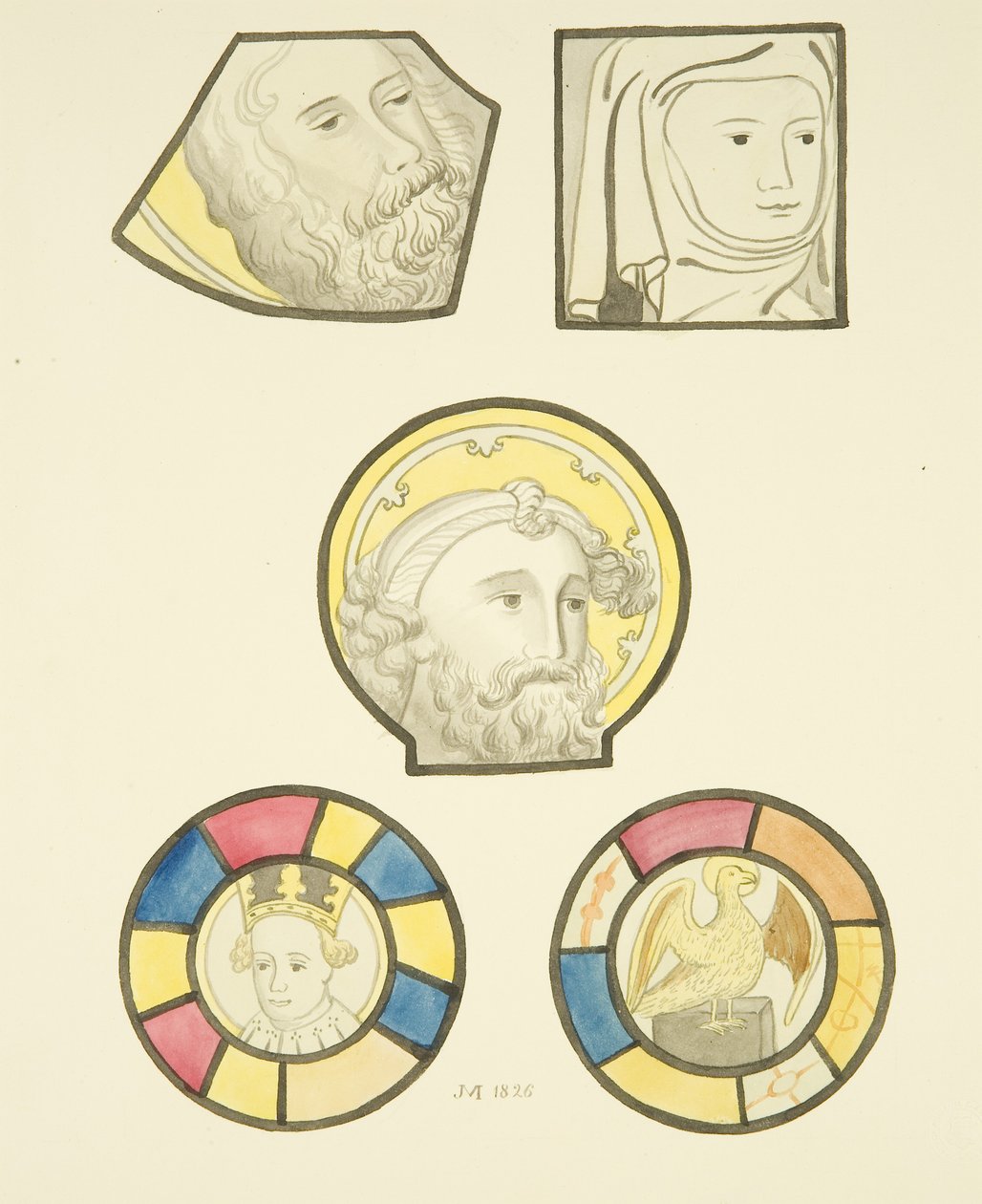 Stained Glass in North Window of the Nave of St Mary Redcliffe