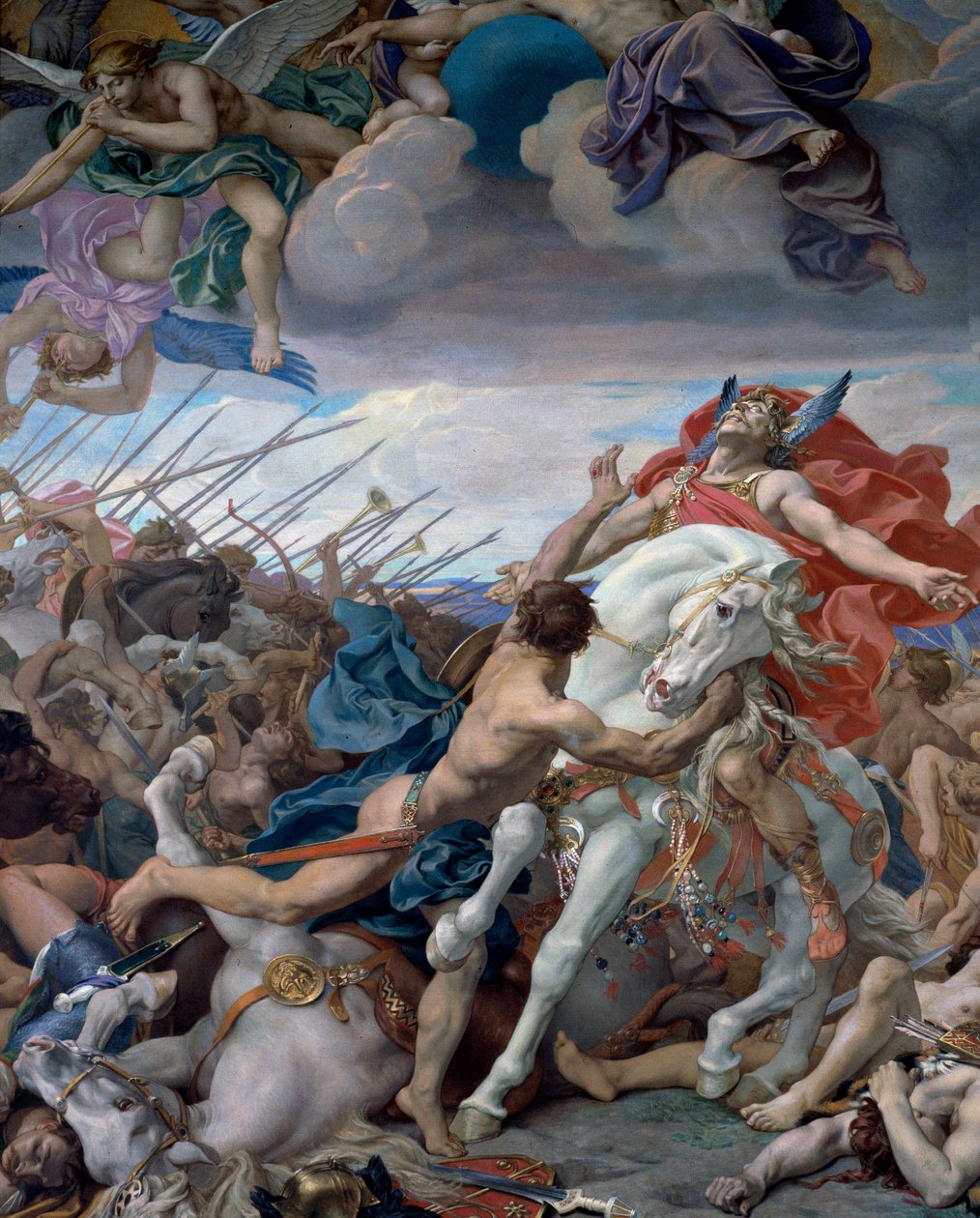 Clovis's Wish at the Battle of Tolbiac by Joseph Paul Blanc