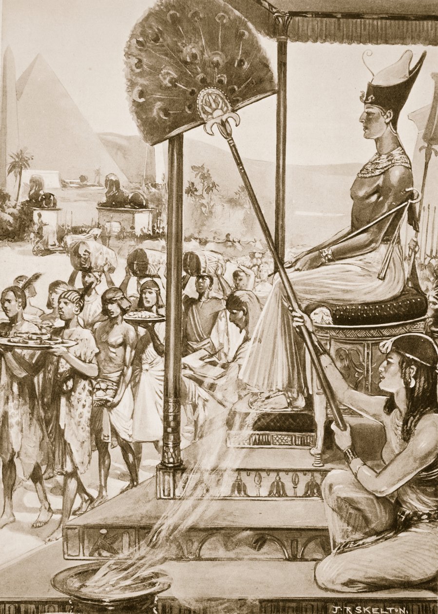 Bringing Tribute to Rameses II by Joseph Ratcliffe Skelton