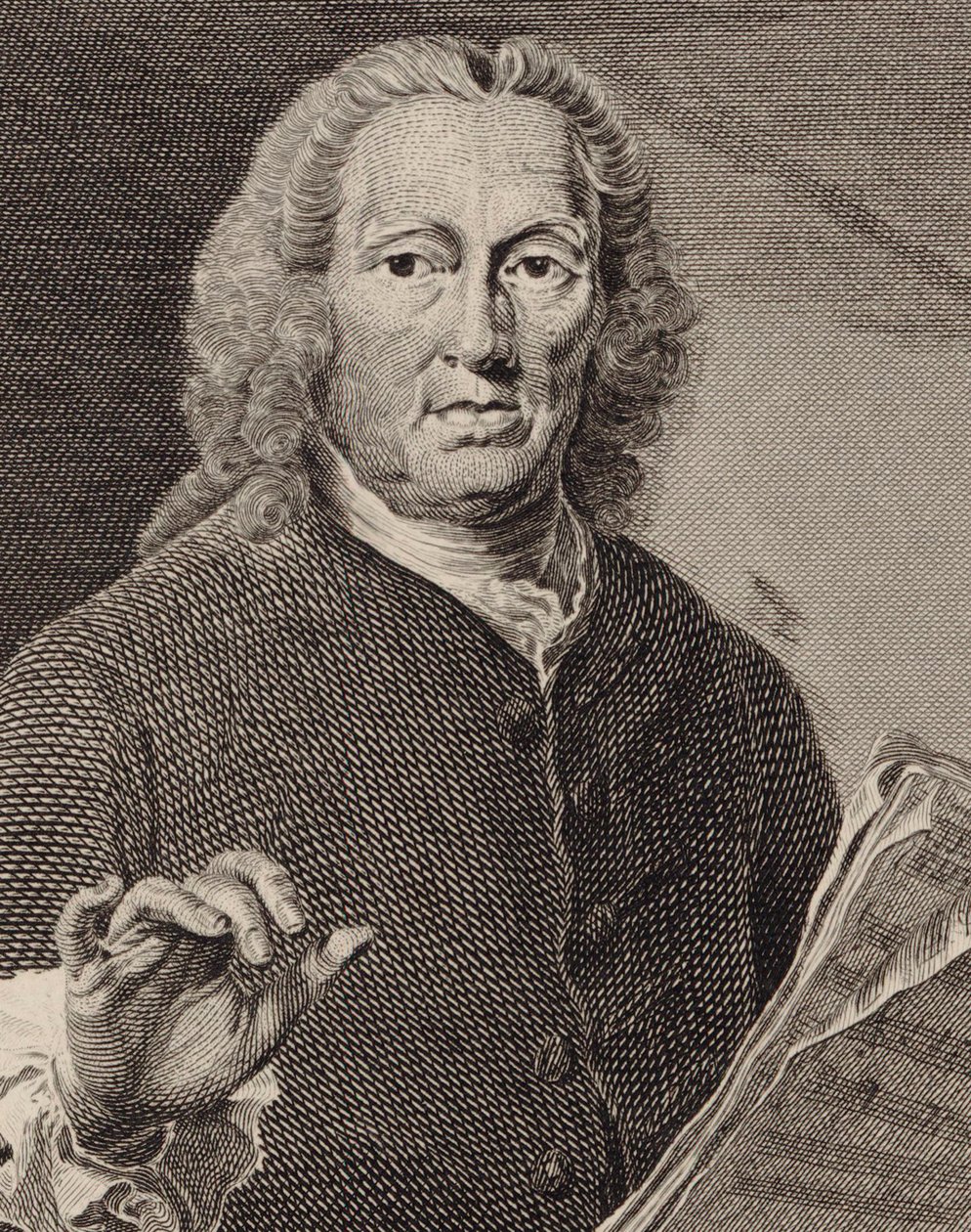 Portrait of the Singer and Composer Richard Leveridge 1670-1758, 1793