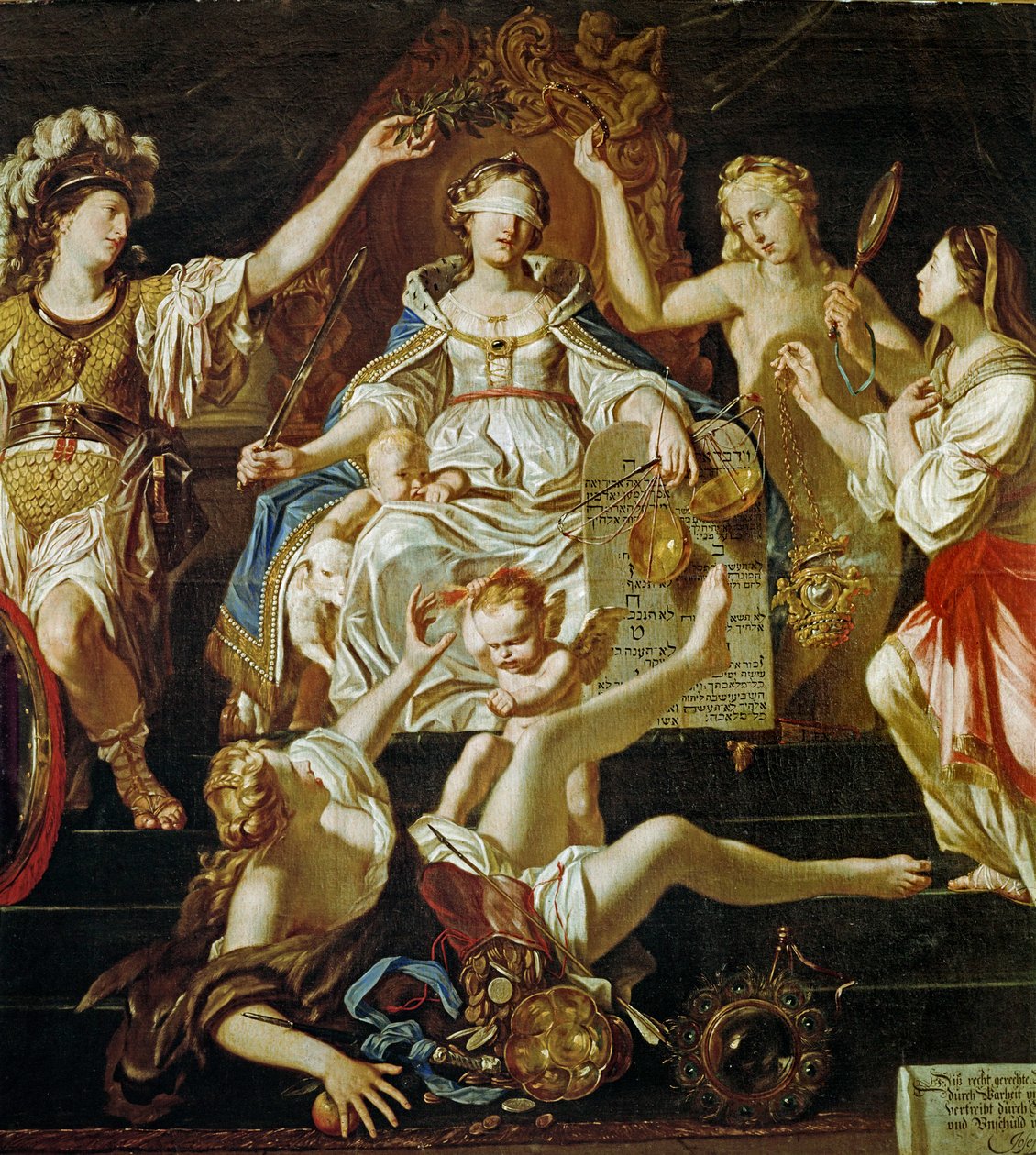Allegory of Justice by Joseph Werner: Buy fine art print