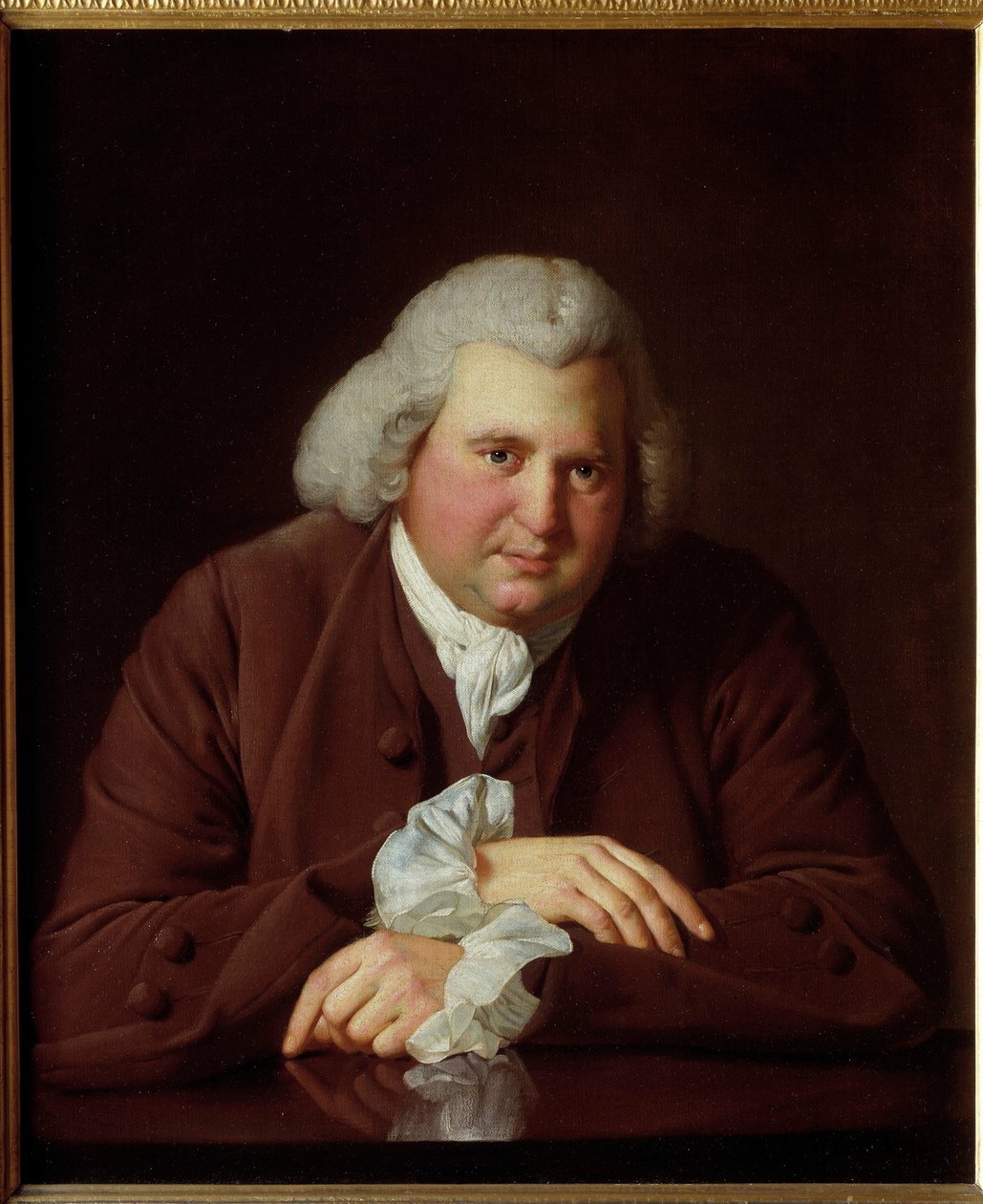 Portrait of Erasmus Darwin by Joseph Wright of Derby