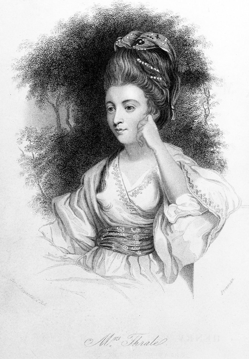 Hester Thrale by Joshua Reynolds: Buy fine art print