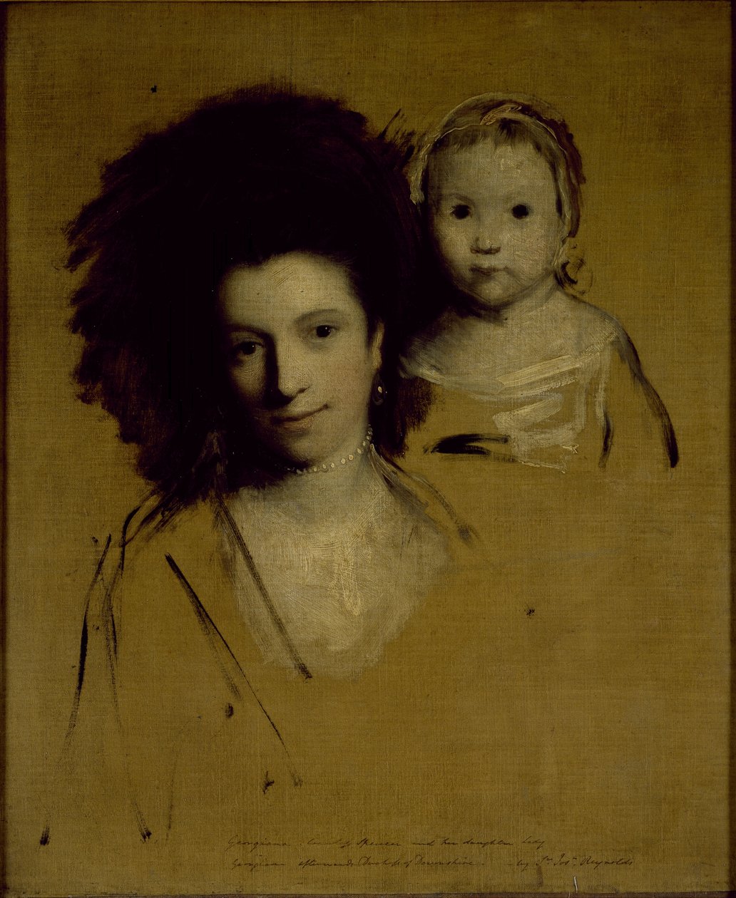 Studies of Georgiana, Duchess of Devonshire and her daughter Lady ...