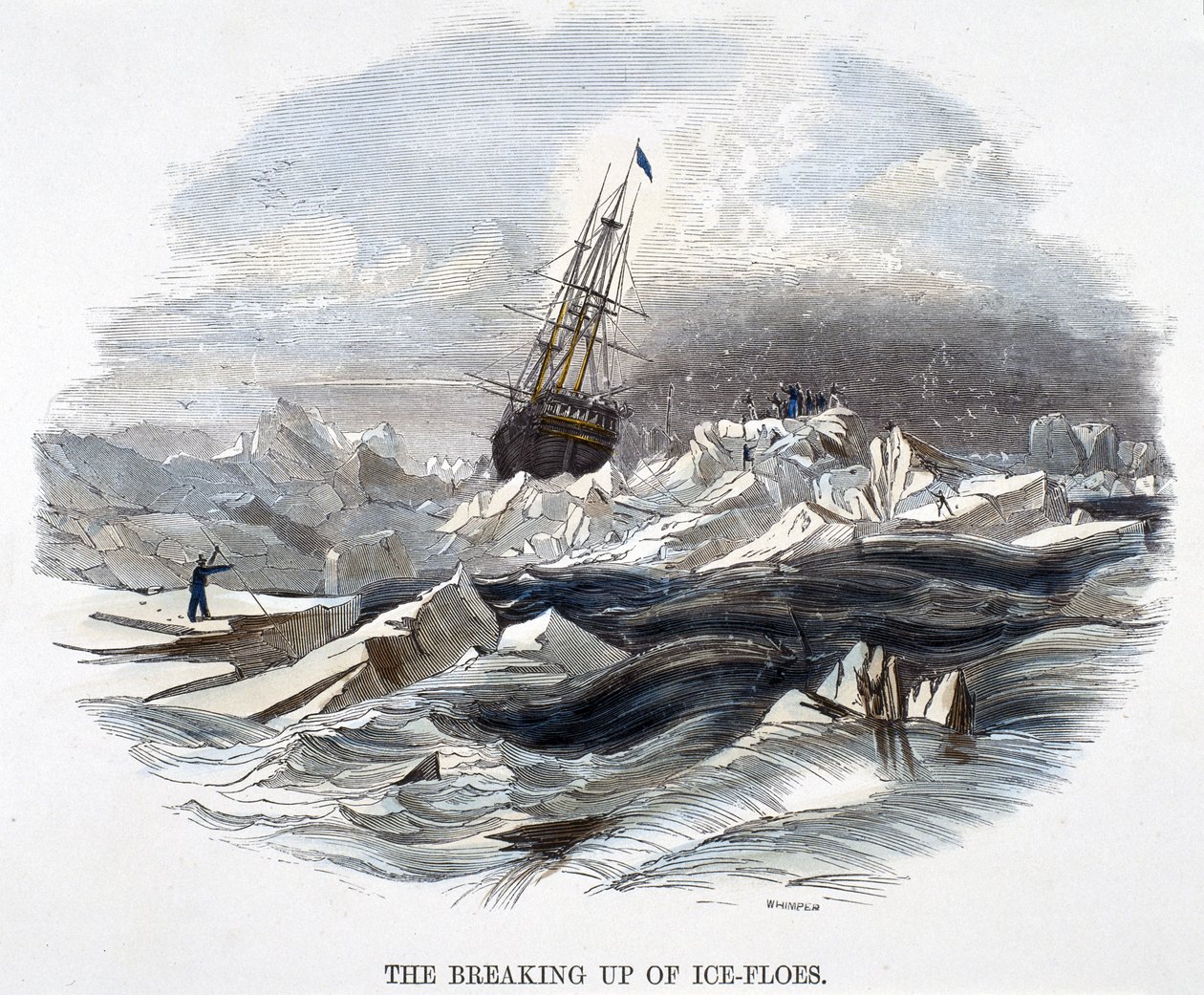 The Breaking Up of Ice-Floes, from Phenomena of Nature