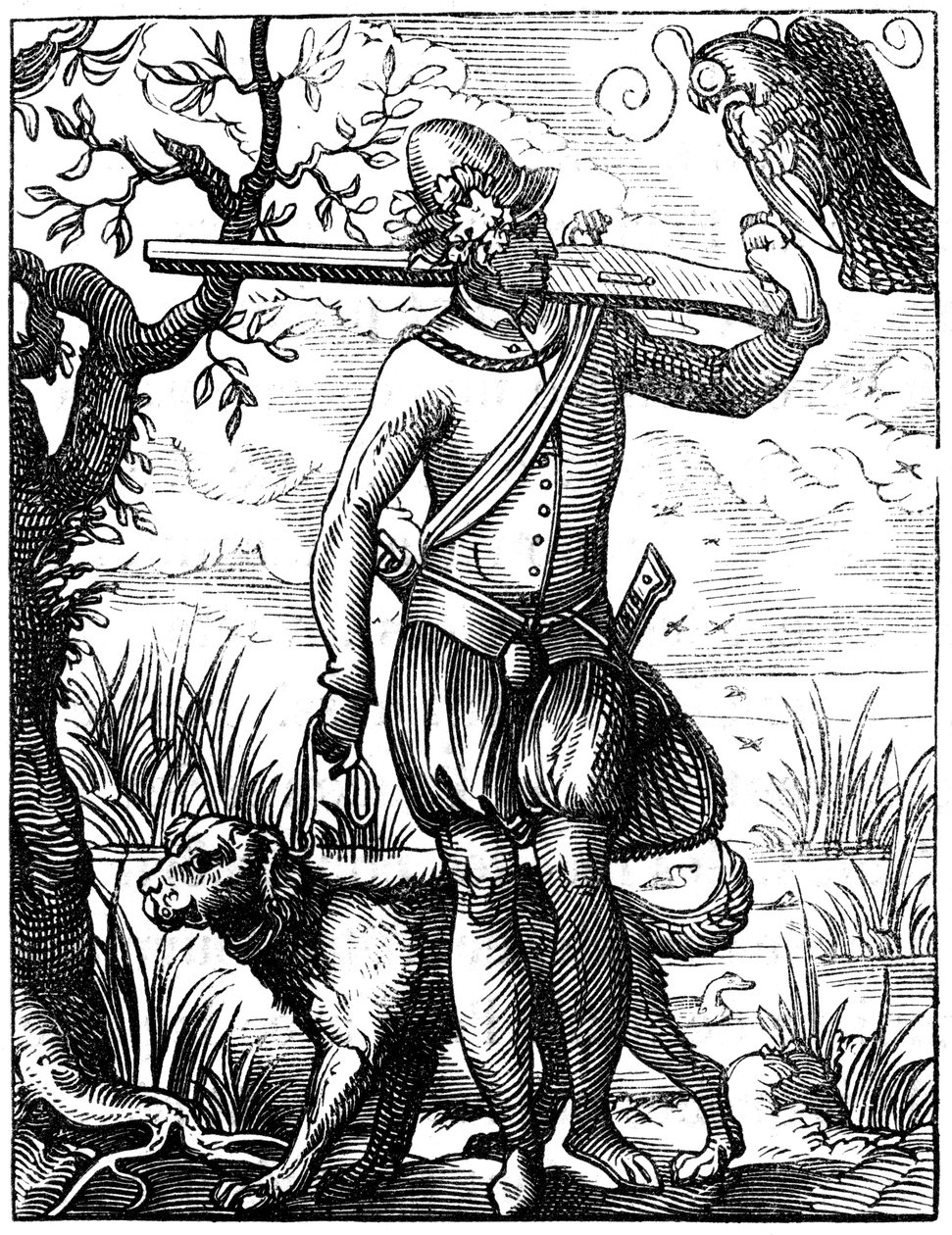 German Falconer by Jost Amman: Buy fine art print