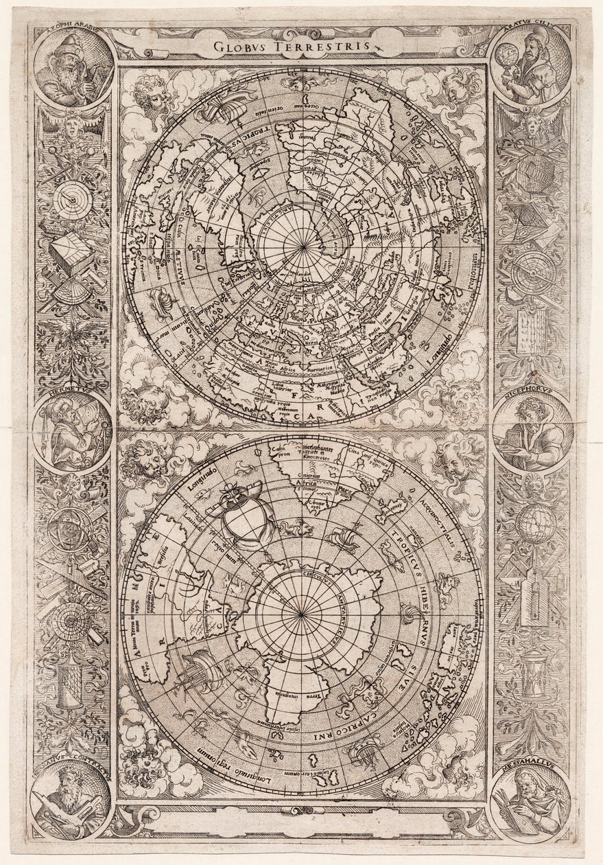 Globus terrestris by Jost Amman: Buy fine art print