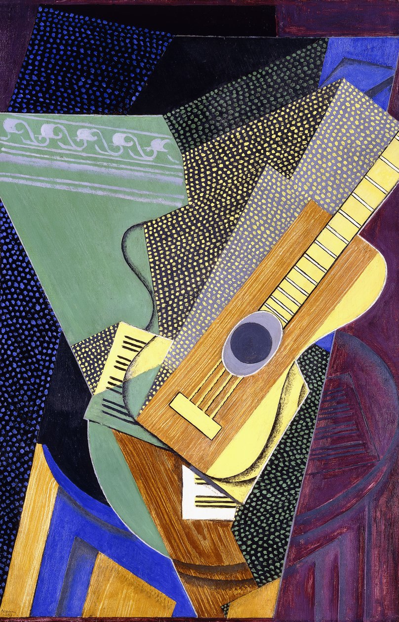Guitar on a Table by Juan Gris: Buy fine art print