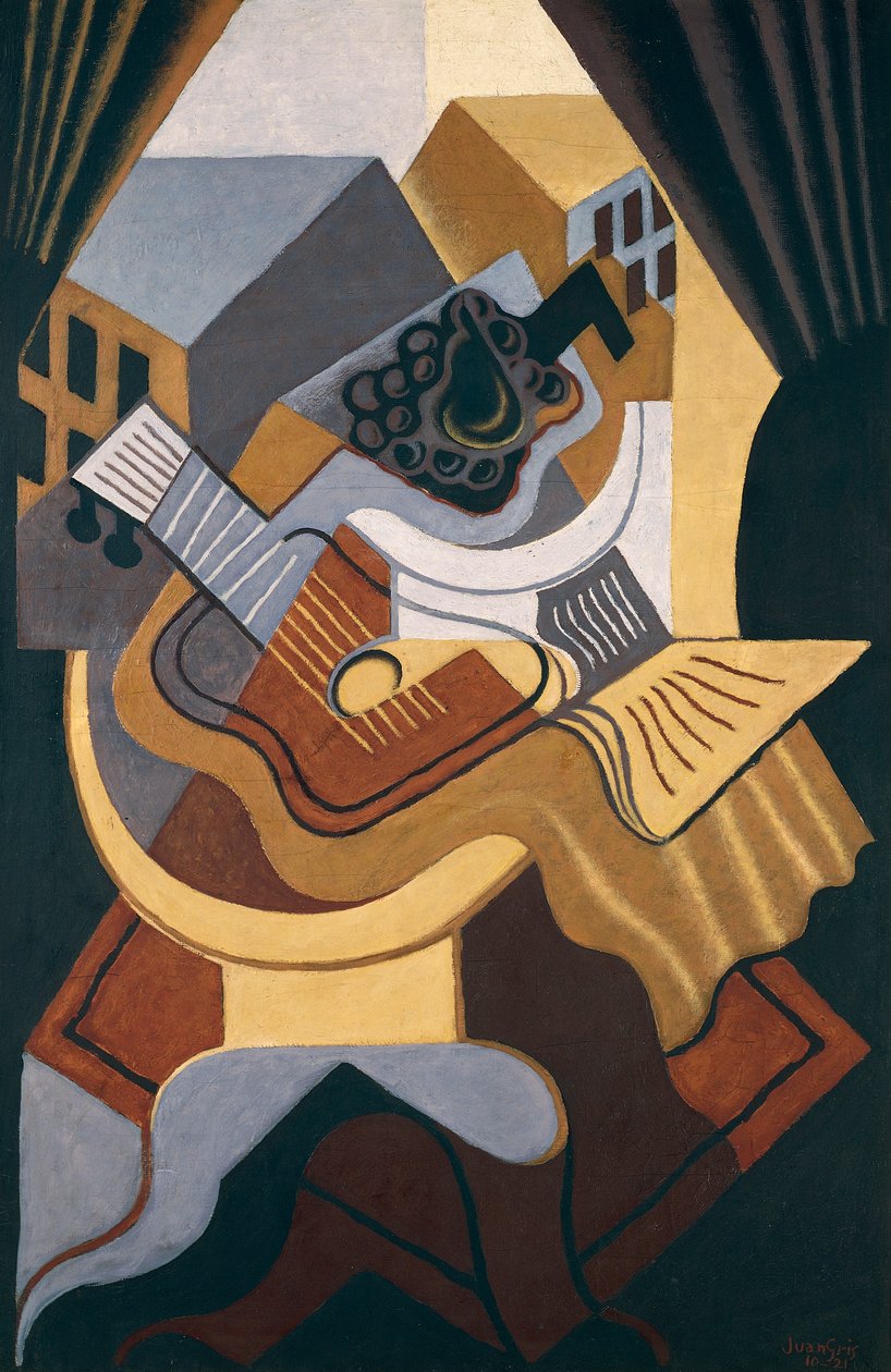 Table in Front of a Window by Juan Gris: Fine art print