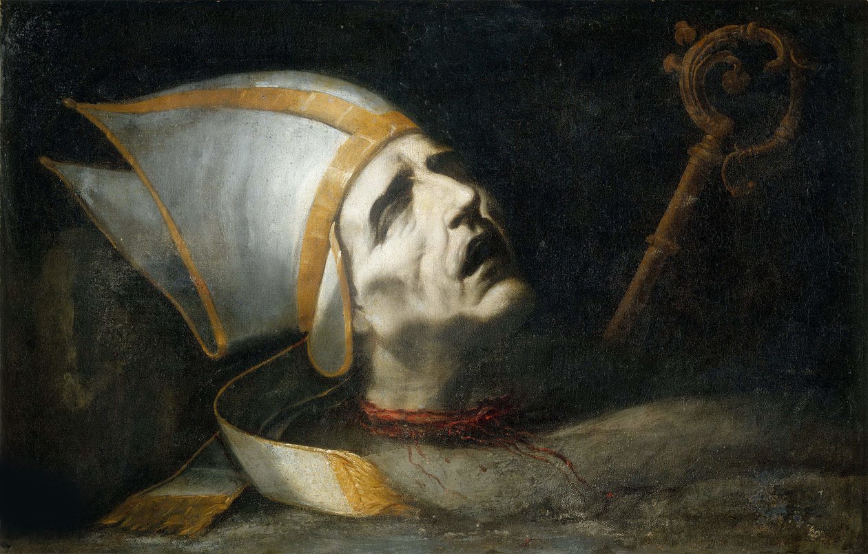 Head of Saint Fulgentius by Juan de Valdes Leal