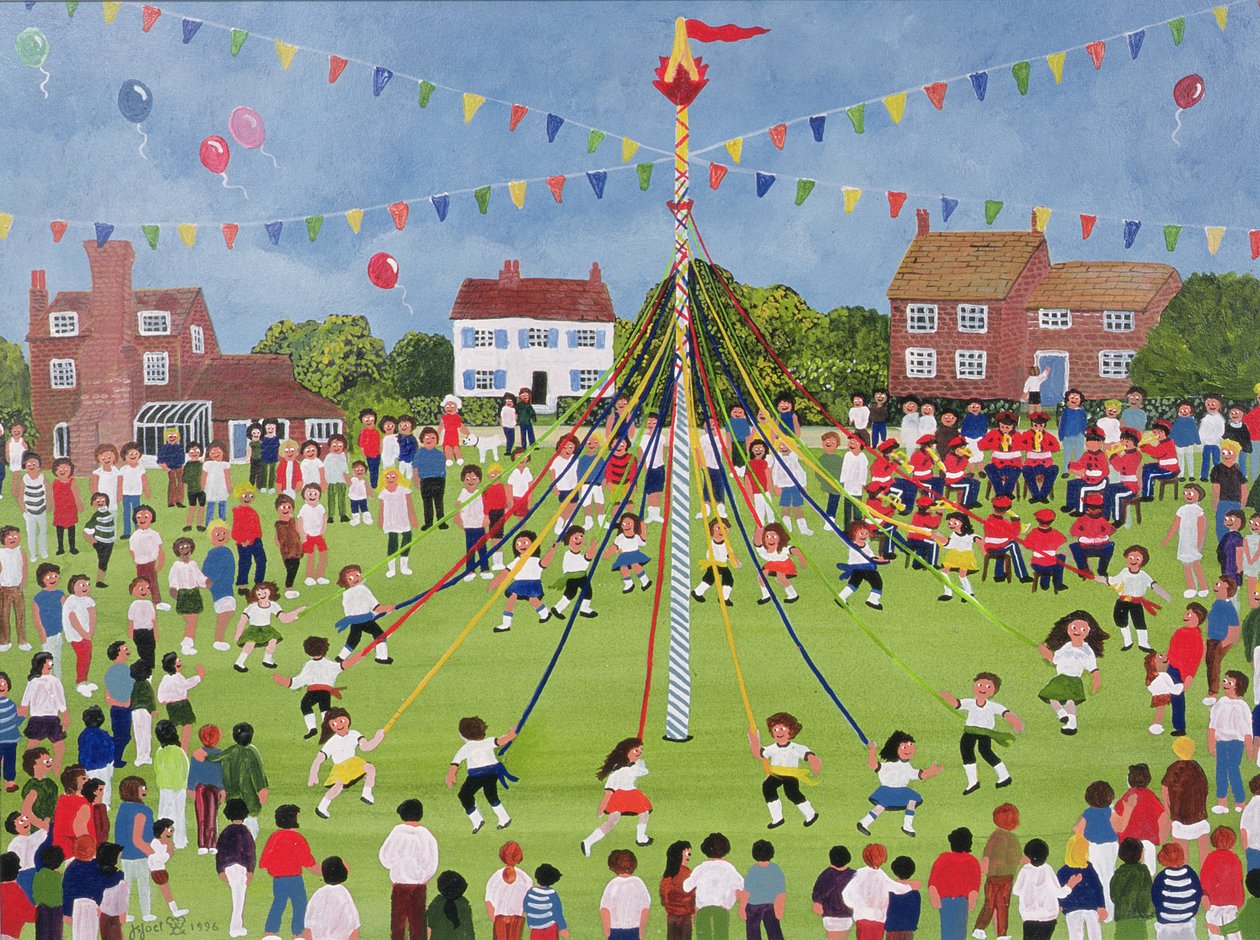 Maypole by Judy Joel: Highest-quality art reproduction