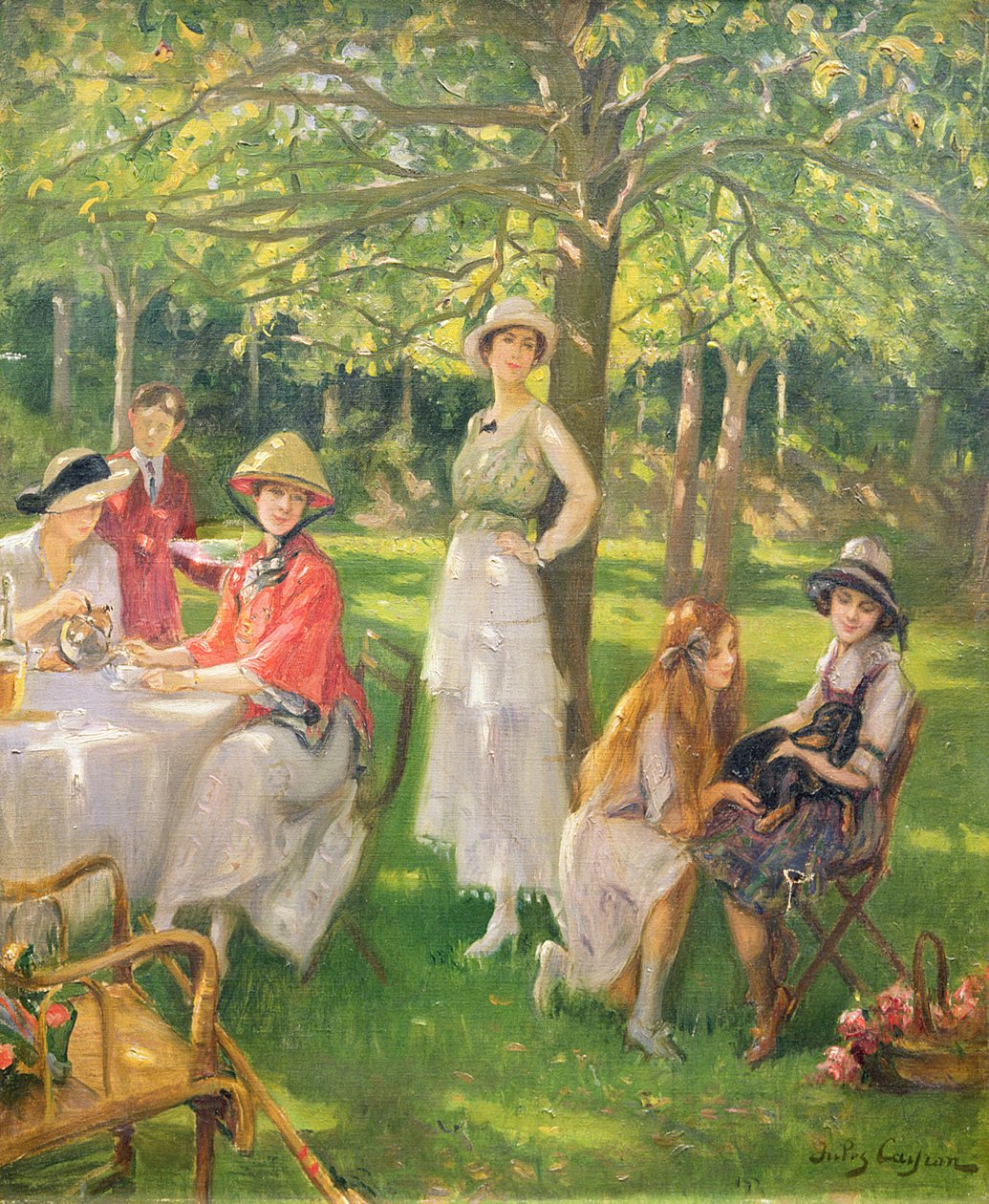 The Tea Party by Jules Cayron: Buy fine art print