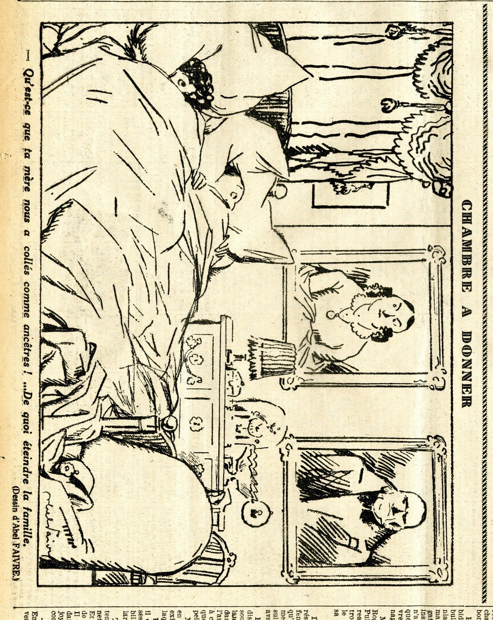 Candide, Satirical in Black & White by Jules Abel Faivre