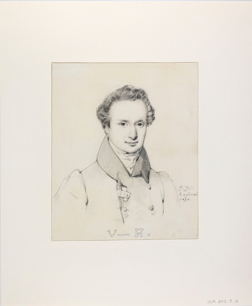 Portrait of Victor Hugo by Jules Claude Ziegler